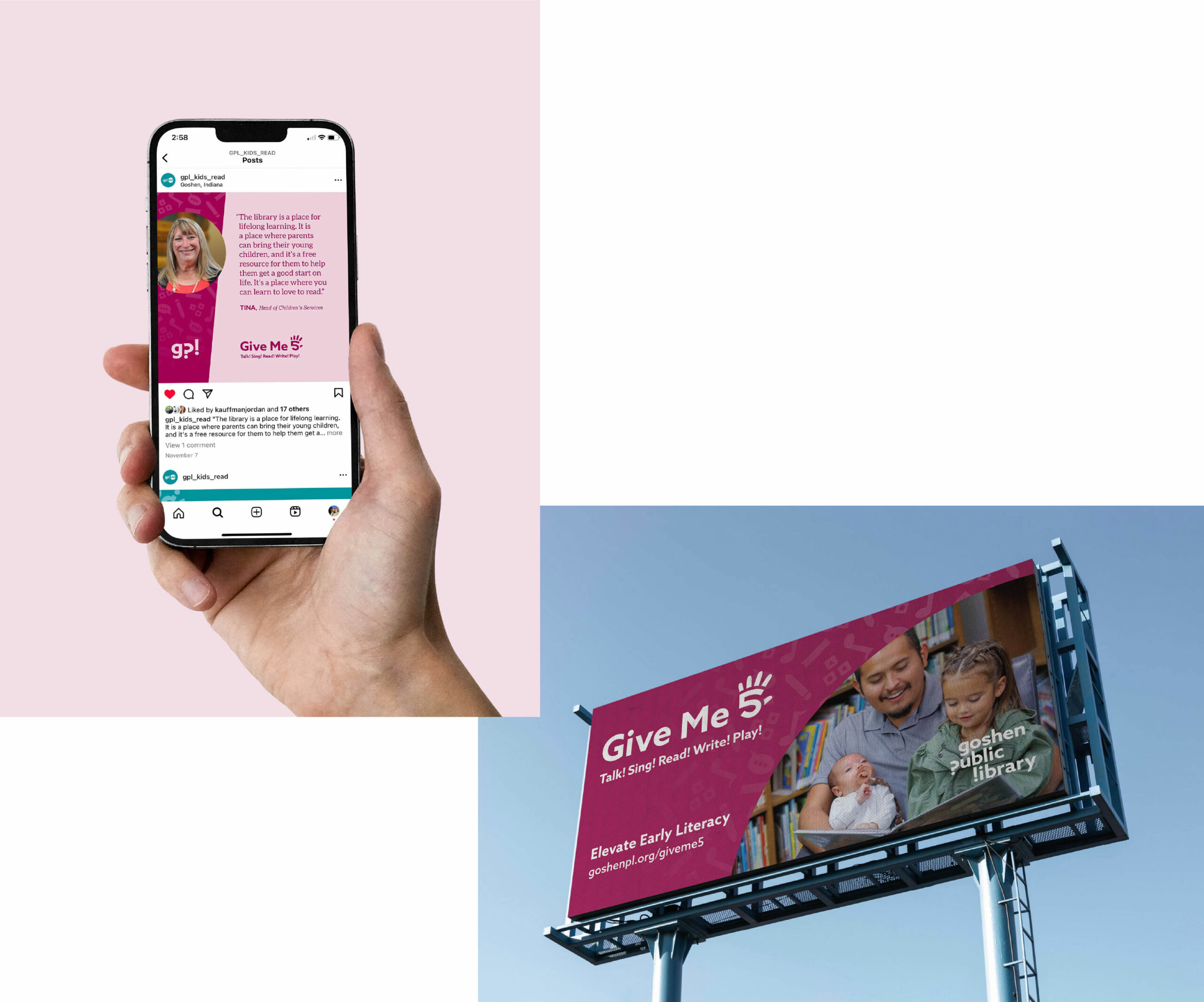 Give Me 5 Campaign - LightBox